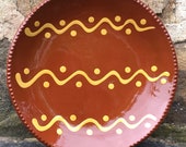 Pennsylvania German Redware Sgraffito and by WilzPotteryRedware