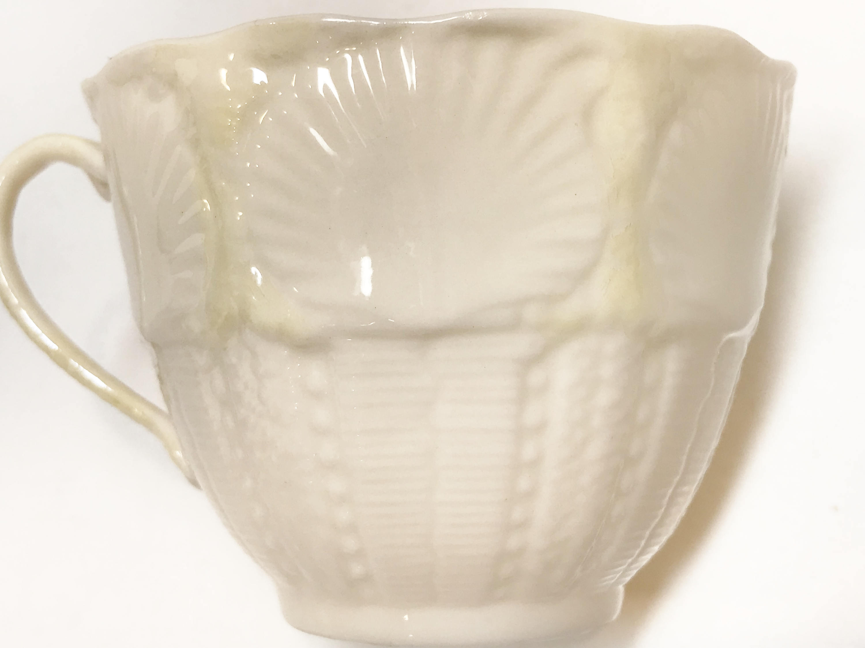 Belleek Tea Cup, Irish Tea Cup, Shell Belleek China, Irish Porcelain ...