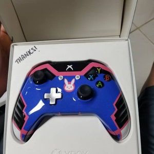 Custom Painted Overwatch D.VA Suit Xbox One Wireless