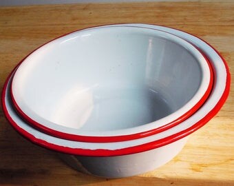 Enamel wash tub | Etsy