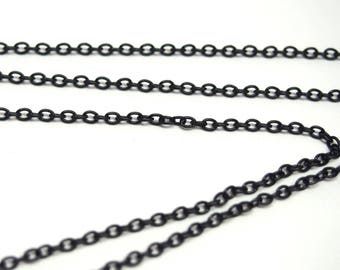 Black metal chain | Etsy