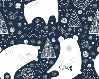 Nordic fabric | Etsy