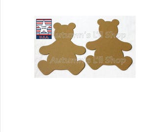 Teddy bear cut out | Etsy