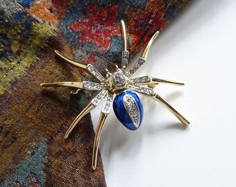 Spider brooch | Etsy