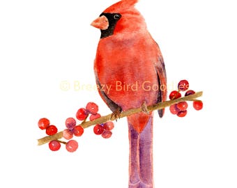 Cardinal print | Etsy