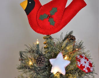 Felt tree topper | Etsy