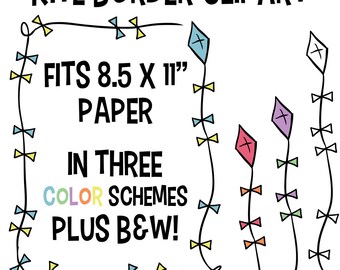 Kites clip art | Etsy
