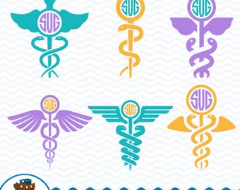 Medical monogram svg | Etsy