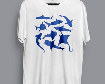 Sea life shirt | Etsy