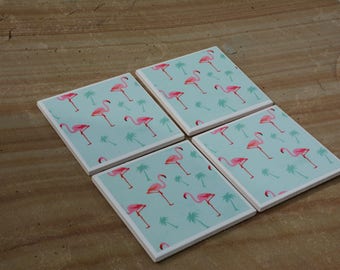 Ceramic coaster set | Etsy