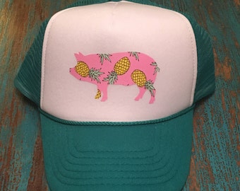 Pig baseball cap | Etsy