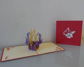 Pop up box card | Etsy