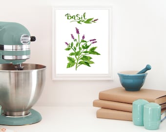 Herbs print | Etsy
