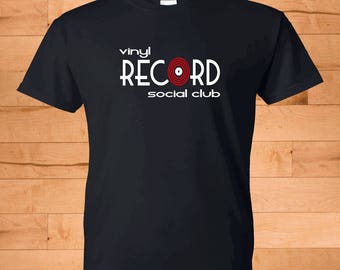 Vinyl record shirt | Etsy