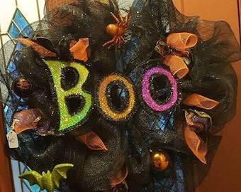 Deco mesh Wreath Tutorial Halloween Wreath Tutorial