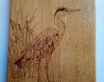 Heron art | Etsy