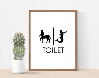 Toilet sign | Etsy