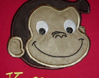 Curious george shirt | Etsy