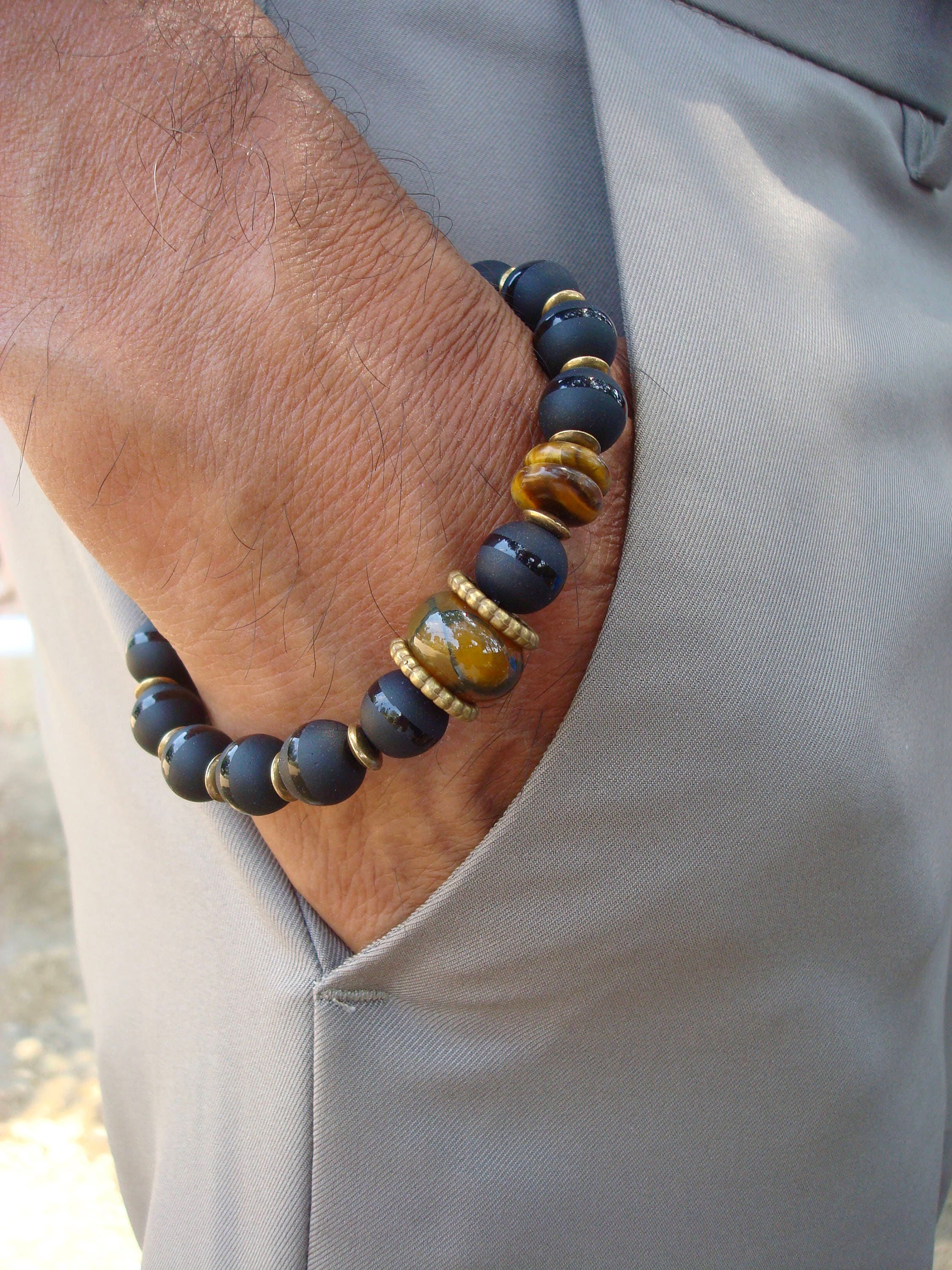 Men's Spiritual Healing Protection Fortune Bracelet with