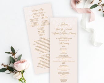 Wedding programs | Etsy