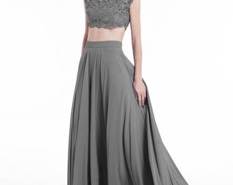 Two piece prom dress | Etsy