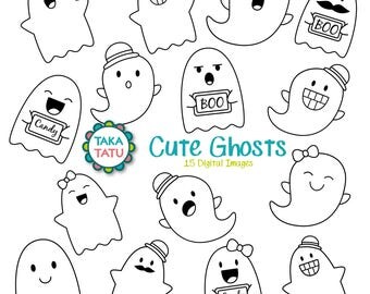 Cute ghosts | Etsy