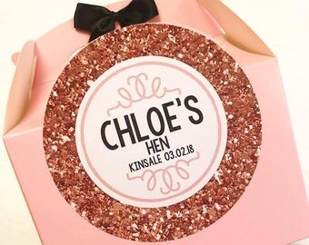 Personalised Hen & Wedding Gift Bags by DottyHens on Etsy