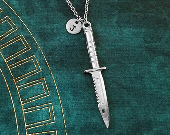 Dagger necklace | Etsy