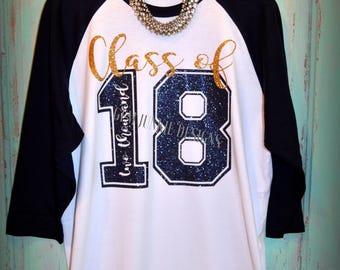 Senior 2018 T-Shirt Class of 2018 Shirt Custom You