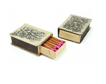 Silver match box | Etsy