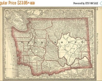 Fantasy map of Washington state