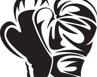 Boxing gloves decal | Etsy