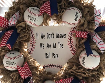 Baseball wreath | Etsy