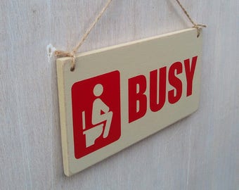 Occupied sign | Etsy