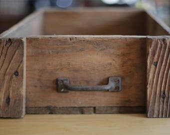 Wood box with handle | Etsy