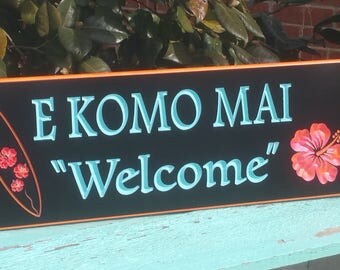 Hawaiian sign | Etsy