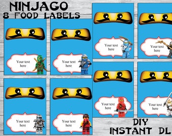 Ninjago labels | Etsy