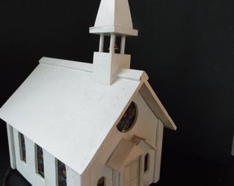 Lighted church | Etsy