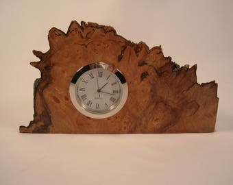 Burl clock | Etsy