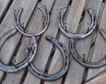 Hand-Forged Horseshoe Key Ring