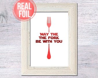 Funny fork quote | Etsy