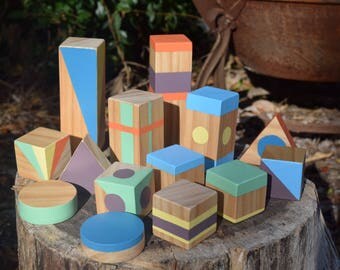 Toddler & Child Blocks Set Age 2 8 Drafted Using The