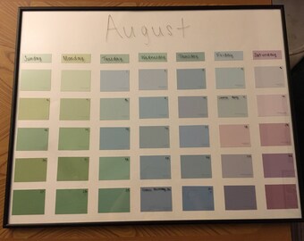 Reusable calendar | Etsy