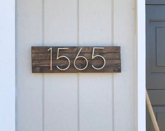 Farmhouse numbers | Etsy