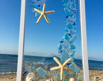 Sea glass art | Etsy