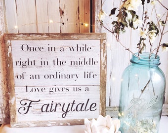 Fairytale sign | Etsy