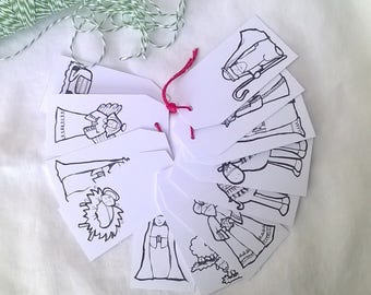 Coloring Christmas Cards 20 DIY printable Christmas Cards to