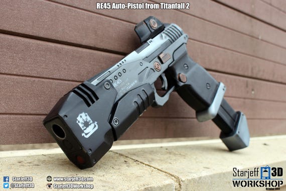 RE45 Auto Pistol from Titanfall 2 Fan-art