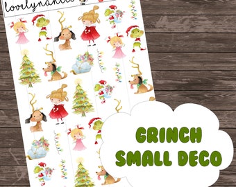 The grinch stickers | Etsy