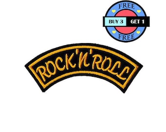 Rock n roll patch | Etsy